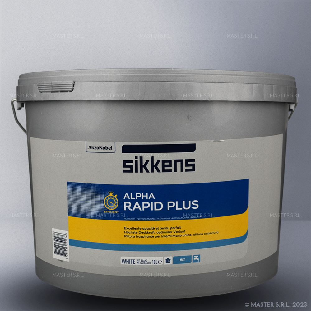 SIKKENS ALPHA RAPID PLUS Idropittura traspirante per interni 10L ...